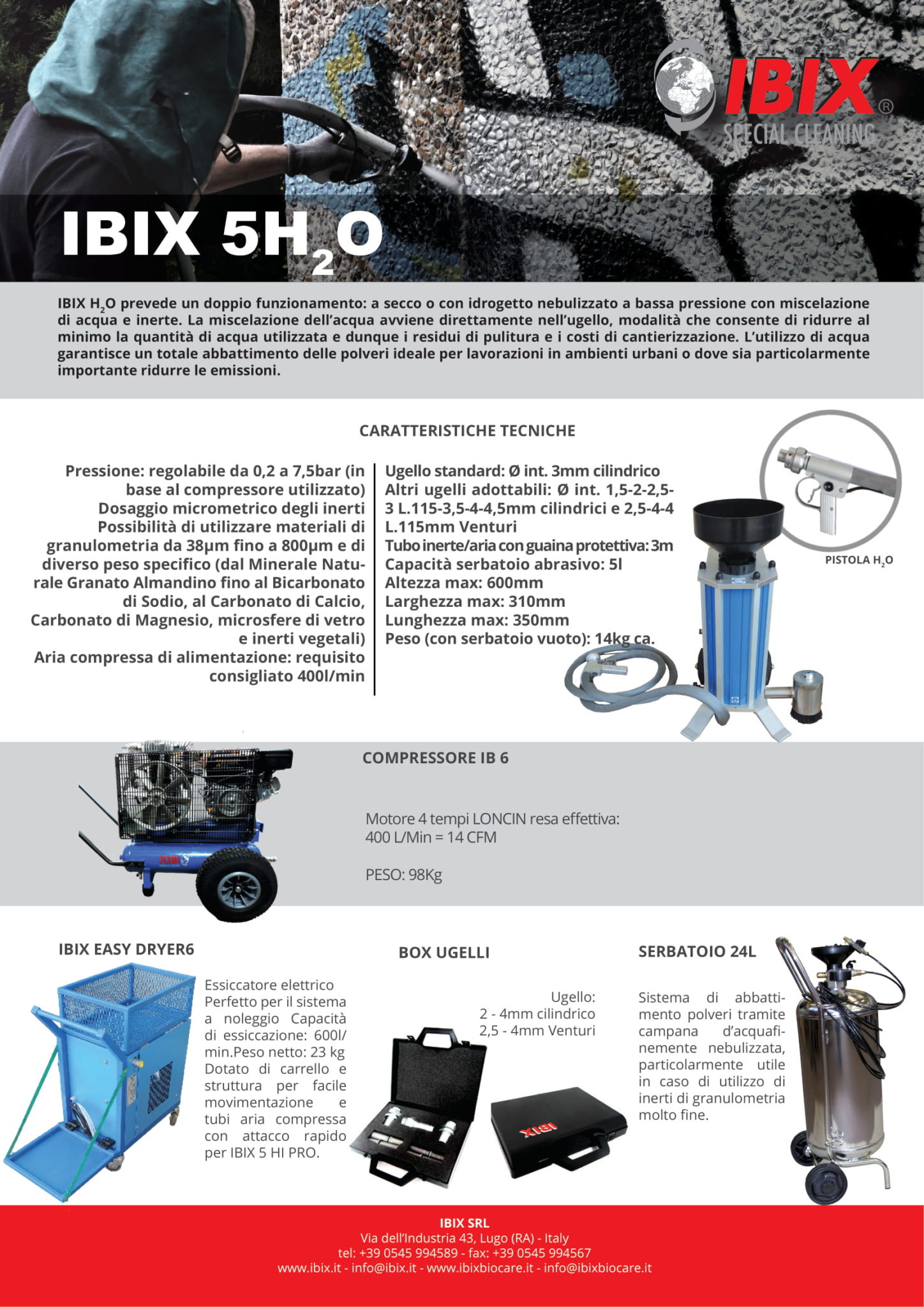 Sabbiatrice Ibix 5 - EDILMACO Noleggio Attrezzature per Edilizia