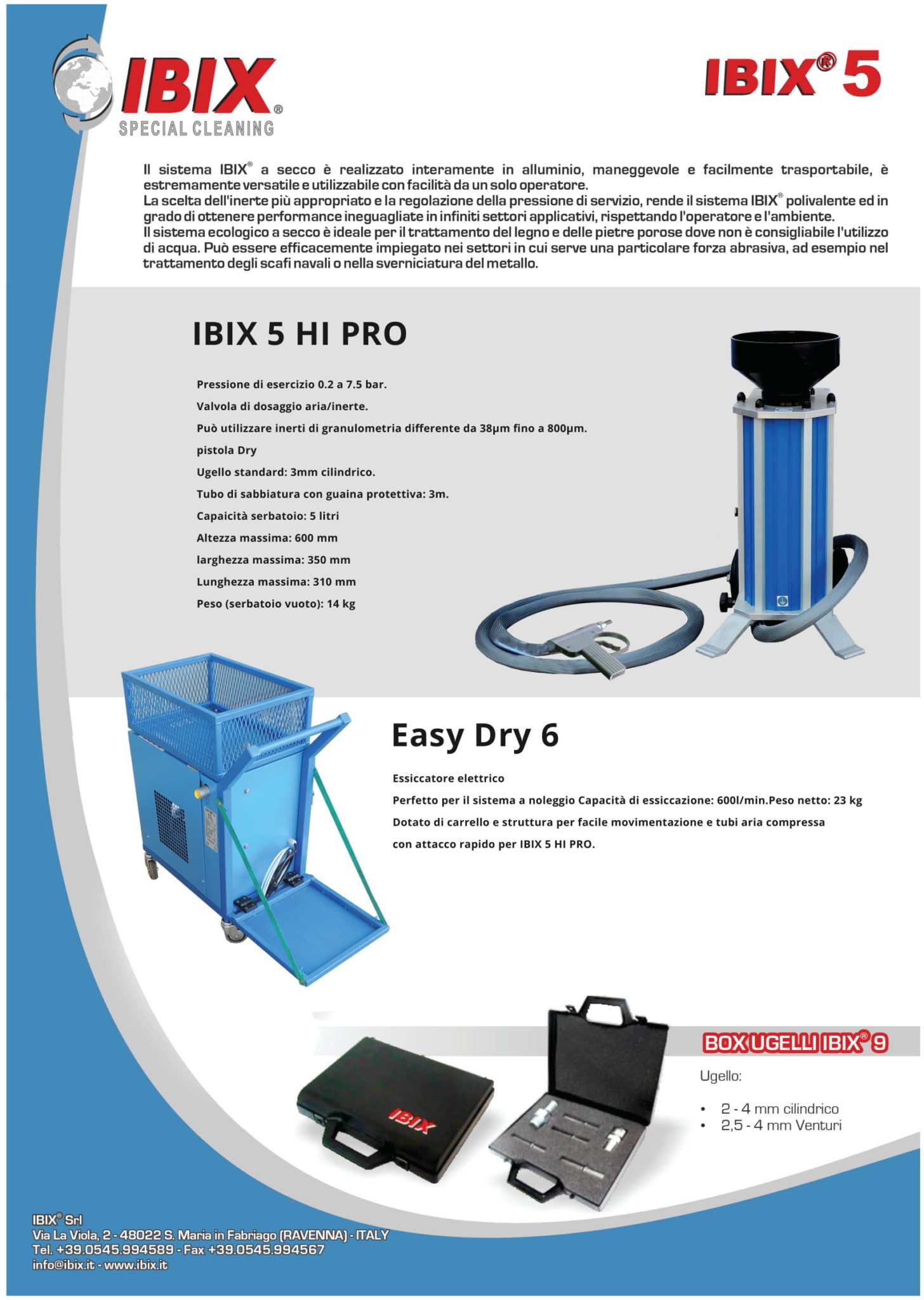 Sabbiatrice Ibix 5 - EDILMACO Noleggio Attrezzature per Edilizia